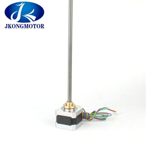 Quality Nema17 Linear Stepper Motor with lead screw 4.0kg.Cm 1A 4-wire 295mm lead screw length for 3D printer for sale