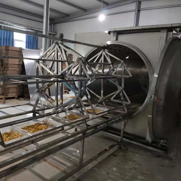 Quality 2450MHz Tropical Fruit Microwave Vacuum Dryer Industrial Tray Drying Oven for sale