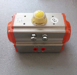Quality AT Series Pneumatic Rotary Actuato Single Acting Spring Return Aluminum Actuator for sale