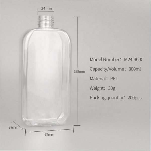 Quality Customized Empty Plastic Juice Bottles ODM Transparent With Cap for sale