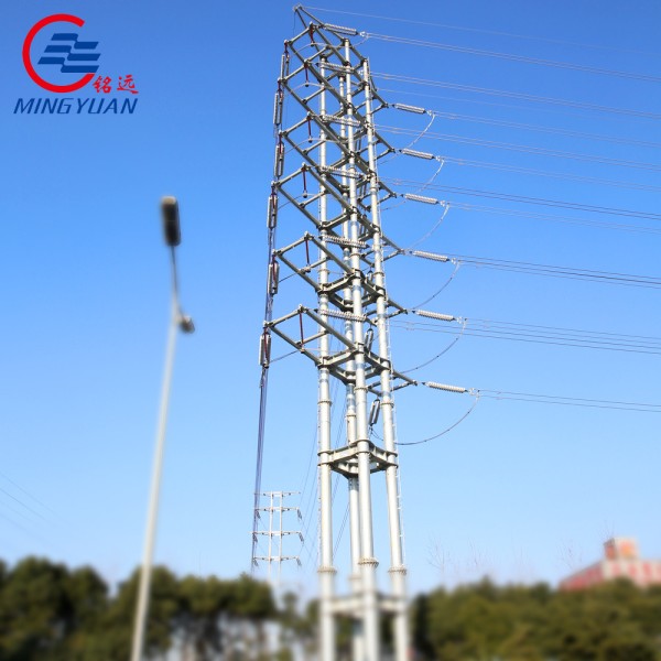 Quality 40ft Electric Transmission Pole Small Steel Power Pole Hot Dip Galvanized for sale