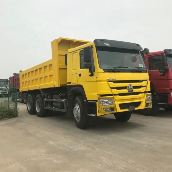 Quality High-Performance HOWO 6x4 371/375HP Used Tipper Trucks for Your Construction for sale