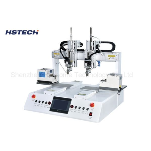 Quality 6 Axis Dual Head Suction Screw Feeder Touch Screen M6 for sale