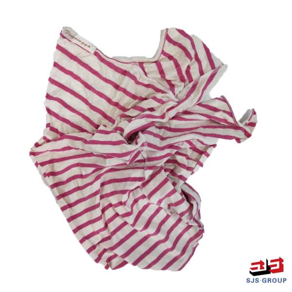 Quality 40*40cm 50kg/Bale Recycled T Shirt Rags for sale
