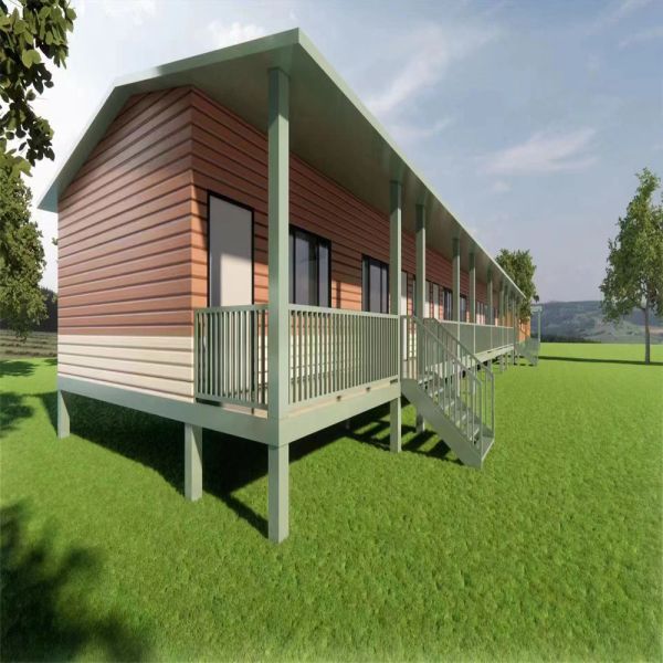 Quality Durable Light Steel Villa Prefabricated Steel Frame Construction Homes for sale