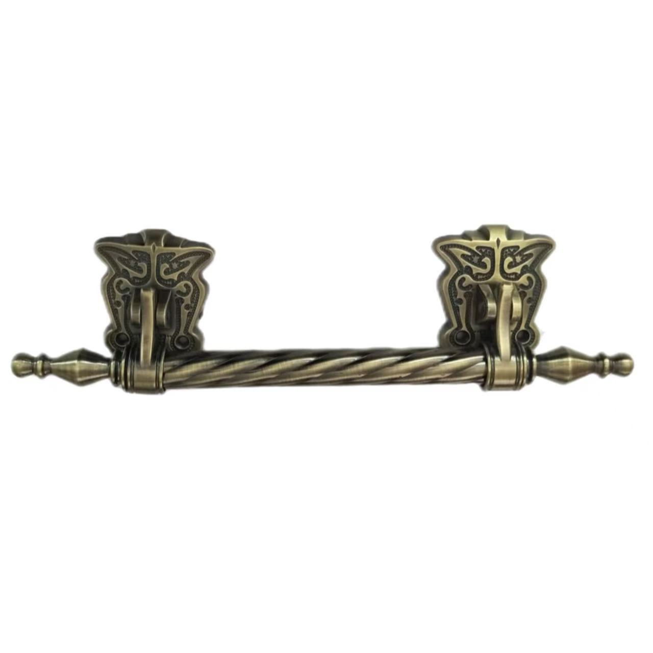 Quality Funeral Swing Coffin Handles With Short Tube , Pale Gold H9023 Casket Handle for sale