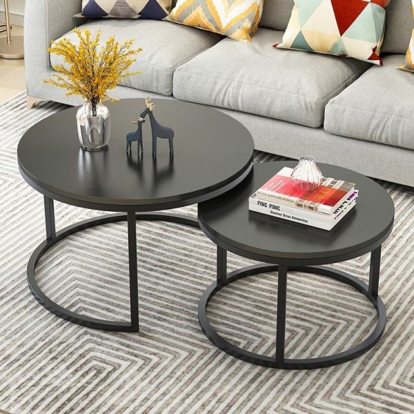 Quality Center Coffee Table Sofa Side Modern Rack Bedside Tables Set of Two Combination for Salon Luxury in Living Room Furniture for sale