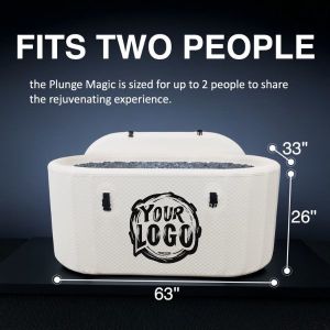 Quality Custom Portable PVC Inflatable Cold Plunge Tub With Chiller , Folding Adult Ice for sale