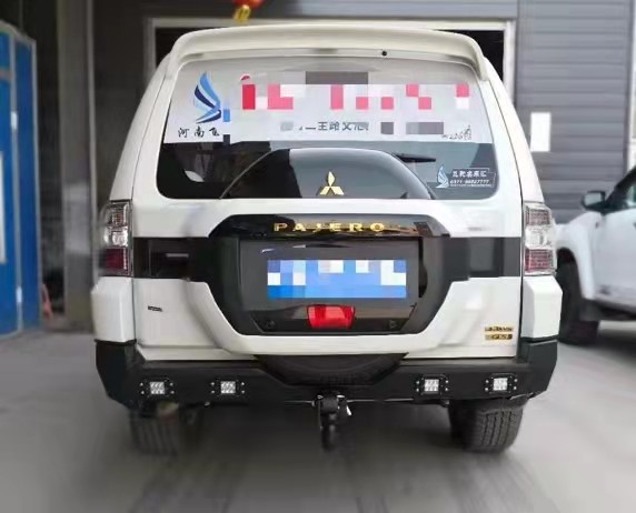 Quality Q235 MITSUBISHI Pajero Rear Bumper 4x4 V93 V97 2001-2018 for sale