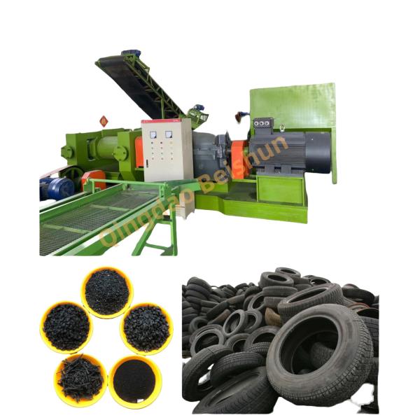 Quality Automatic Waste Tyre Recycling Machine SGS Rubber Recycling Machine for sale