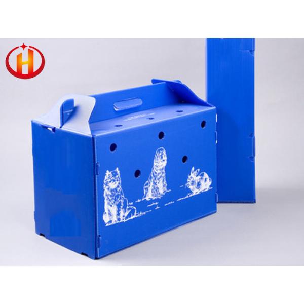 Quality Multifunctional Moistureproof Durable Corrugated Plastic Pet Carrier Stackable for sale