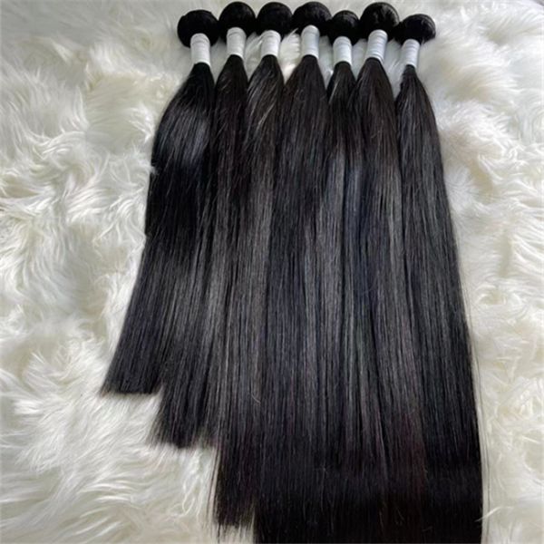 Quality Custom Raw Cuticle Aligned Virgin Brazilian Hair Bundles 12A Grade for sale