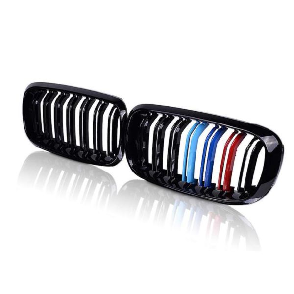 Quality Gloss Matt ABS Black Plastic Car Hood Front Kidney Grill for sale