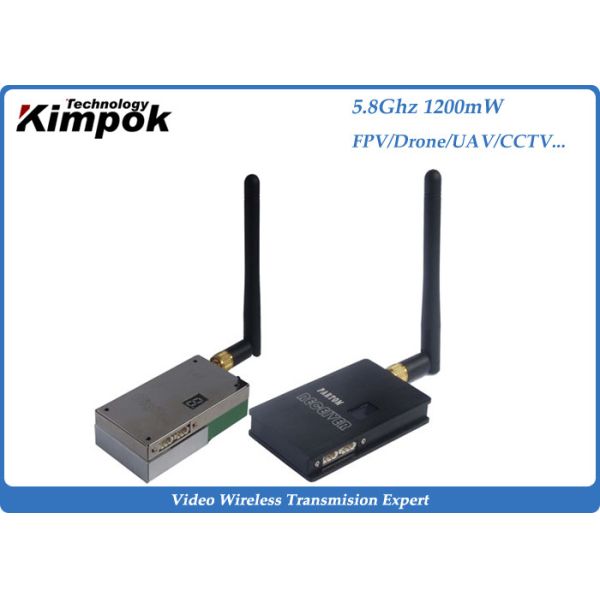 Quality 1200mW Analog Video Transmitter 5.8Ghz , HDMI Wireless CCTV Video Transmitter for sale