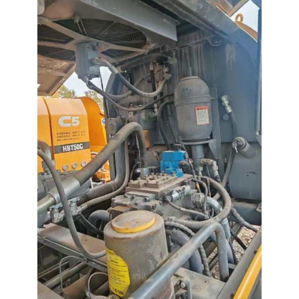 Quality 2012 Sany Used 6013 Trailer Pump ，Old Concrete Pump Tow Behind for sale