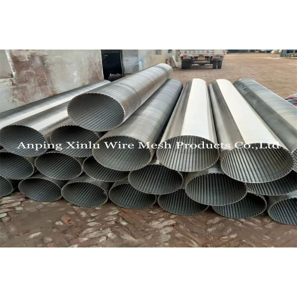 Quality 0.5mm Slot Johnson Type Wedge Wire Screen Filter Stainless Steel for sale