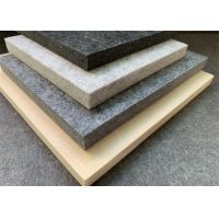 Quality PET Felt Panel 15mm 600x1200mm Burgundy Warm Tone Acoustic Tile for sale
