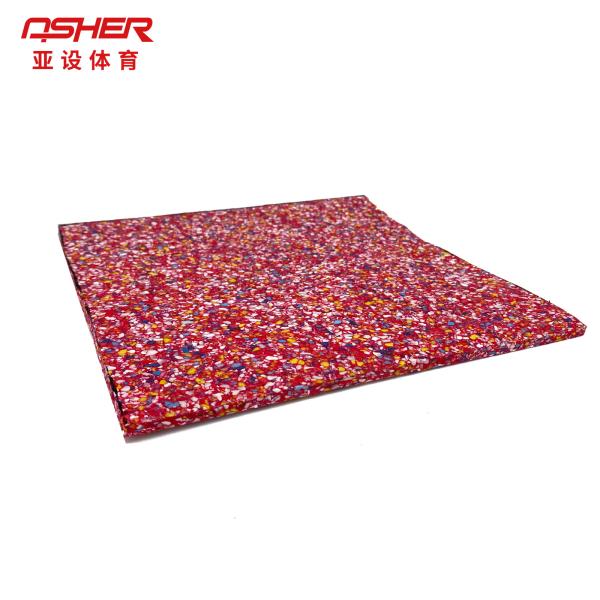 Quality Red Semi Prefabricate Running Track Weather Resistance for sale