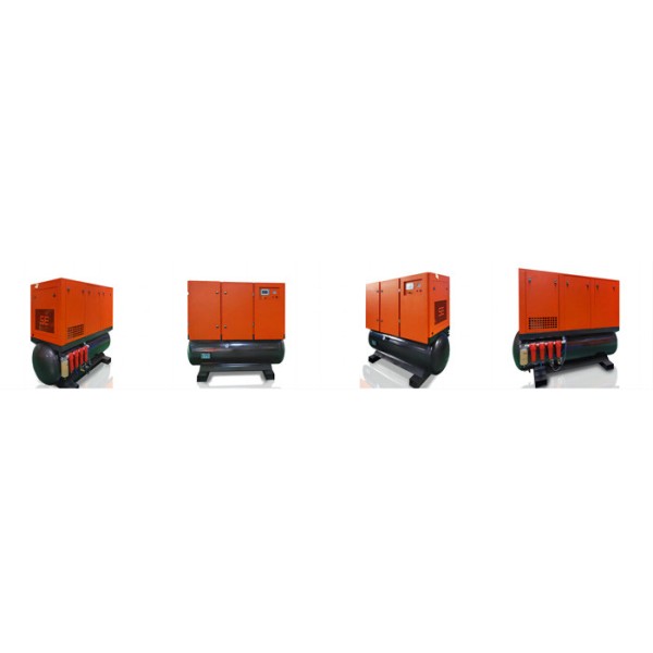 Quality Rotary Screw Laser Cutting Air Compressor With Dryer Tank Mounted 8bar 16bar for sale