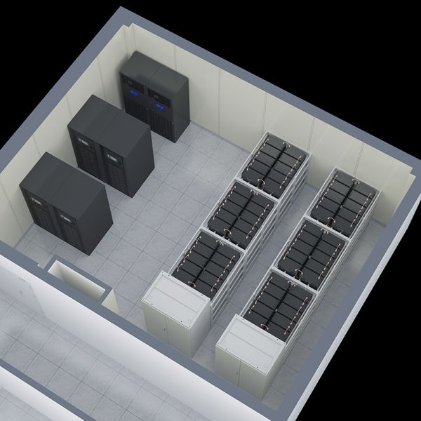 Quality Modular Data Center with Cold Rolled Steel Construction 1100kg Static Payload for sale