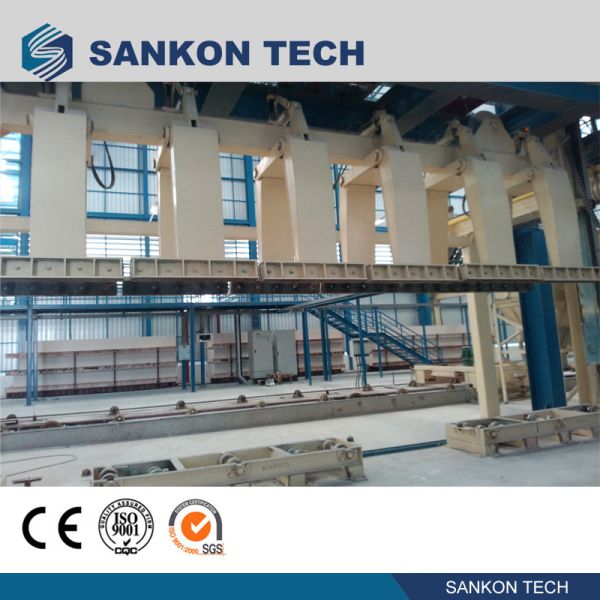 Quality 5621kg W2570mm Hoist AAC Block Cutting Machine for sale
