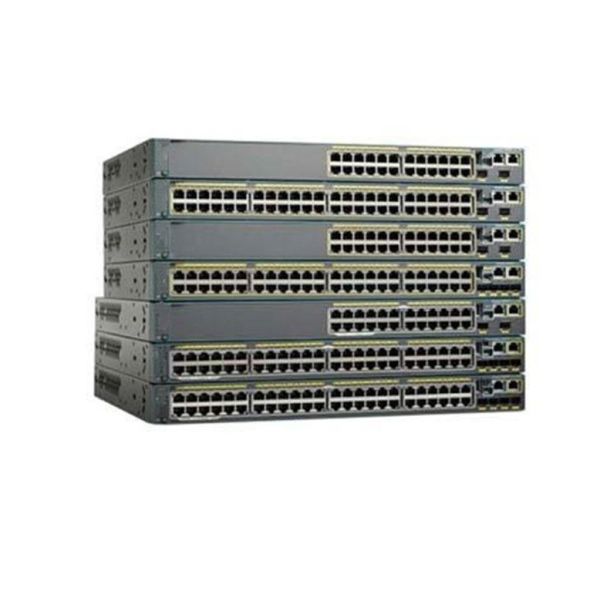 Quality Cisco Catalyst 24 port managed PoE network switch WS-C2960XR-24PS-I 4 x 1G SFP IP Lite for sale