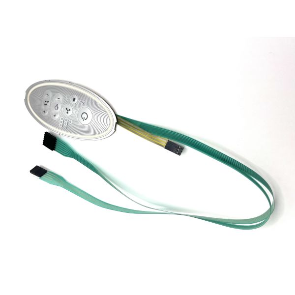 Quality Customizable Backlight Membrane Switch Keypad High Effective For Electric Fan for sale