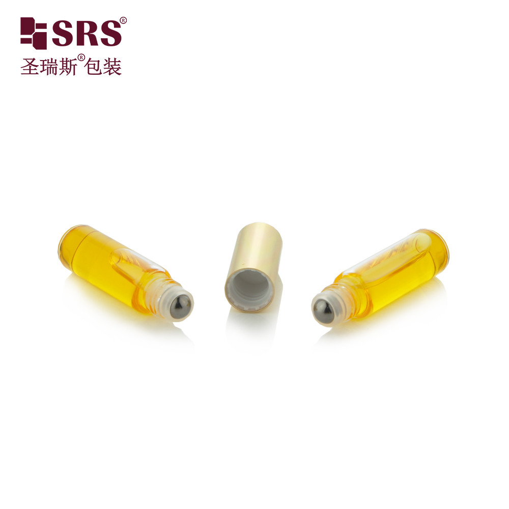 Quality SGB2-5ml+5ml Transparent Clear Double Ended Glass Bottle With Steel Ball For for sale