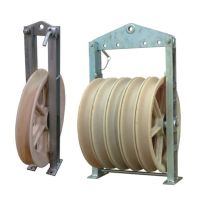 Quality Transmission Line 40KN 508mm Stringing Nylon Pulley Blocks for sale