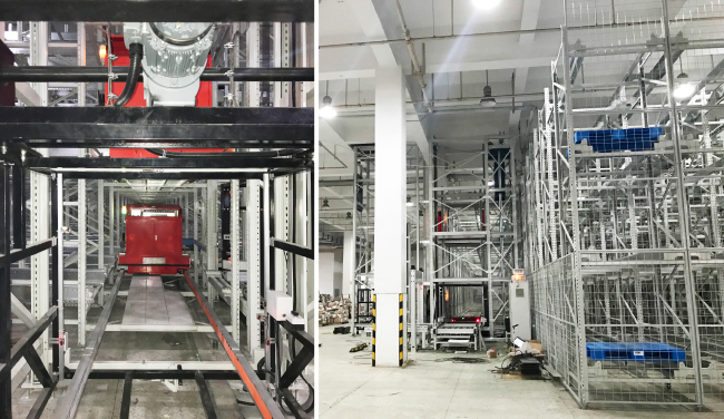 Radio Shuttle Cart And Carrier For Automatic Storage And Retrieval System ASRS  Warehouse Storage Racking