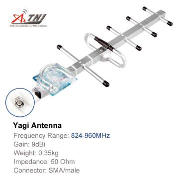 Quality Gain 7dBi Outdoor Yagi Antenna For Mobile Phone Signal Repeater for sale
