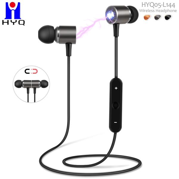 Quality Magnetic Attraction Wireless Stereo Earphone 55cm Bluetooth Necklace Earbuds for sale