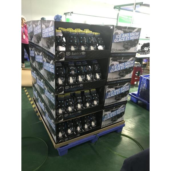 Quality Costco Cardboard PDQ Trays Cardboard Display Box For Selling Ice-grid Stack-up for sale
