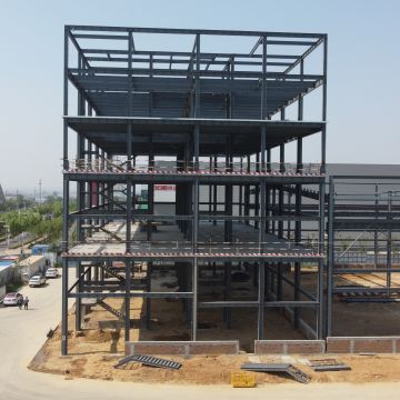 Quality Multi storey steel frame construction / Multi Layer Steel Warehouse Construction for sale