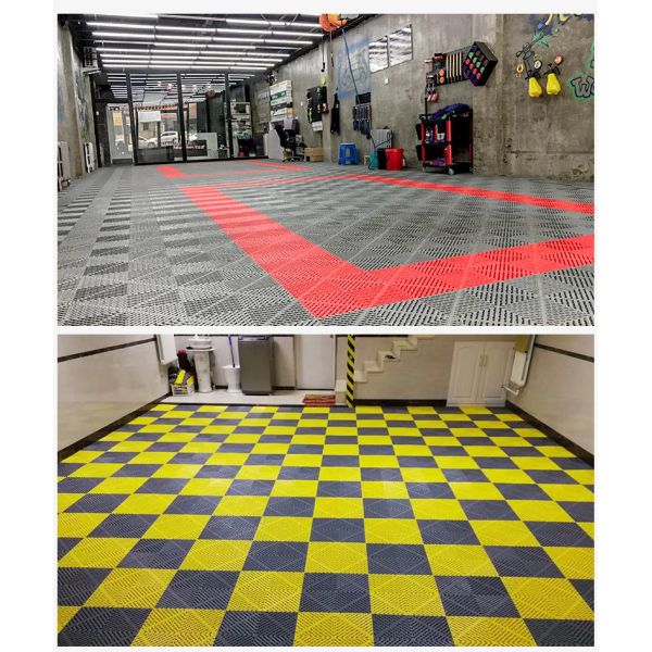 Quality Black Interlocking PVC Garage Floor Tile The Ultimate Solution for Other for sale