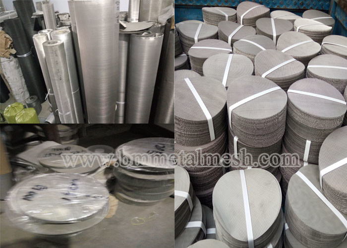 Plastic Extruder Screen Filter Mesh