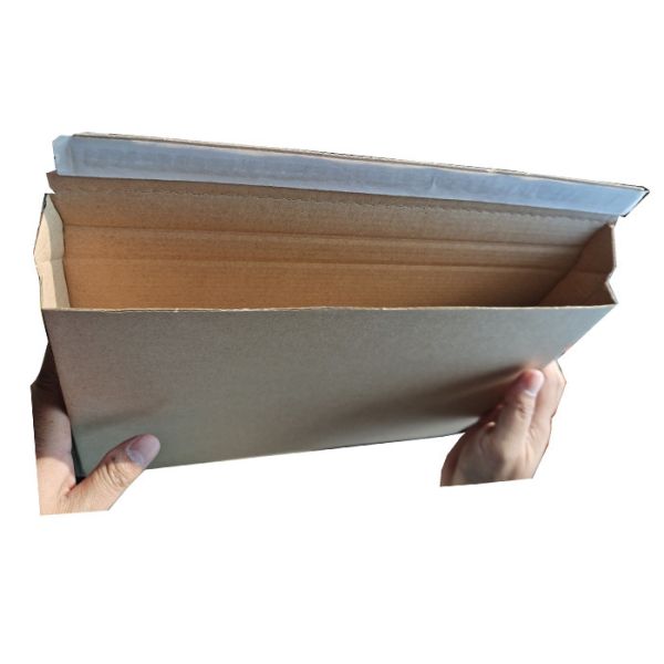 Quality Recycled A4 Size Eco Friendly Rigid Mailers Corrugated Cardboard Envelope Box for sale