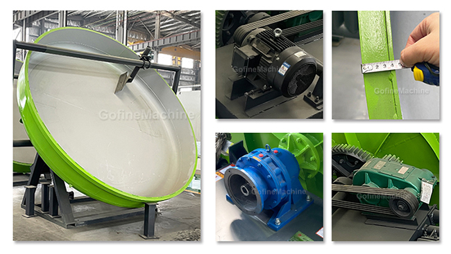 Fertilizer Pellet Making Machine Disc Granulator