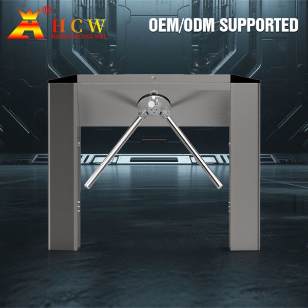 Quality HCW RFID Card Reader Turnstile Gate 70kg Tripod Access Control System for sale