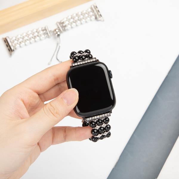 Quality Function Fashionable Watch Strap Beaded Apple Watch Bands for iWatch Series 8 7 for sale