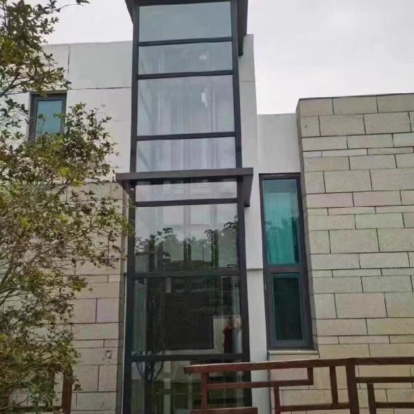 Quality Pitless 5‑Stop Residential Elevator with 4.7kW Motor & Aluminum Alloy Cabin for sale