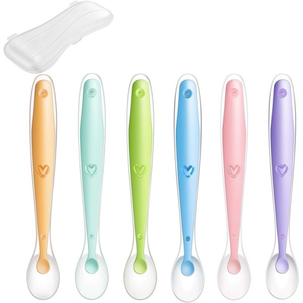 Quality Factory Direct Wholesale Food Grade Silicone Soft Spoons | BPA Free Infant Feeding Spoons OEM ODM
 for sale
