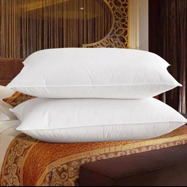 Quality Cotton Hollow Fiber Hotel Type Pillows Ergonomic Washable For Bedding for sale