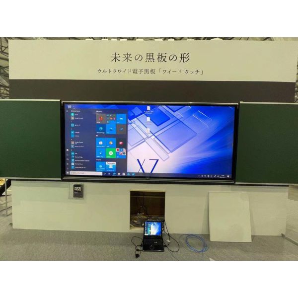 Quality Intelligent Blackboard Recordable 75 86 98 Inch Whiteboard Greenboard OPS 40 Touch Points HDMI USB Port For University for sale