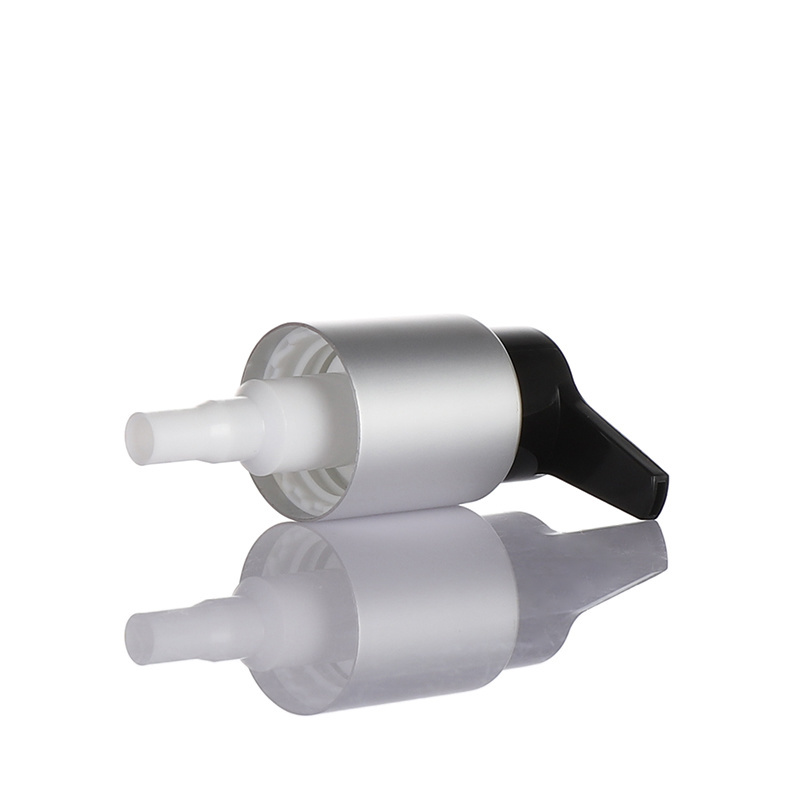 Customized Left Right Locked Cream Pump with Aluminum