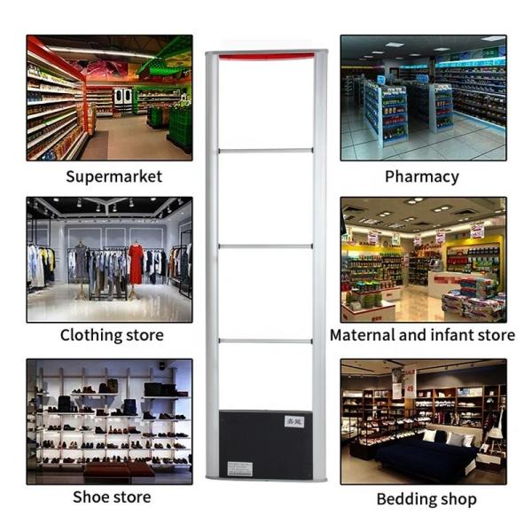 Quality Supermarket Retail Shop 8.2MHz RF EAS System MONO Aluminum Alloy Structure Black for sale