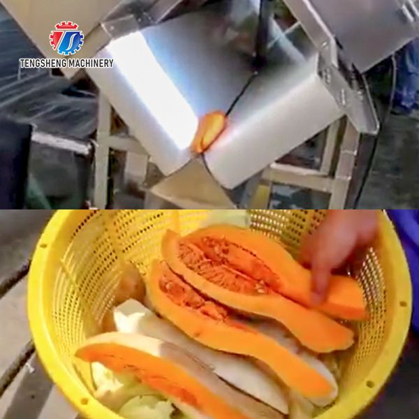Quality 185KG Wood melon half machine automatic fruit and vegetable half machine for sale