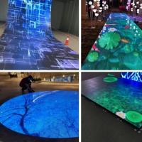 Fireproof Dance Floor Underground Led Screen Interactive Display Custom china Fireproof Dance Floor Underground Led Screen Interactive Display Custom