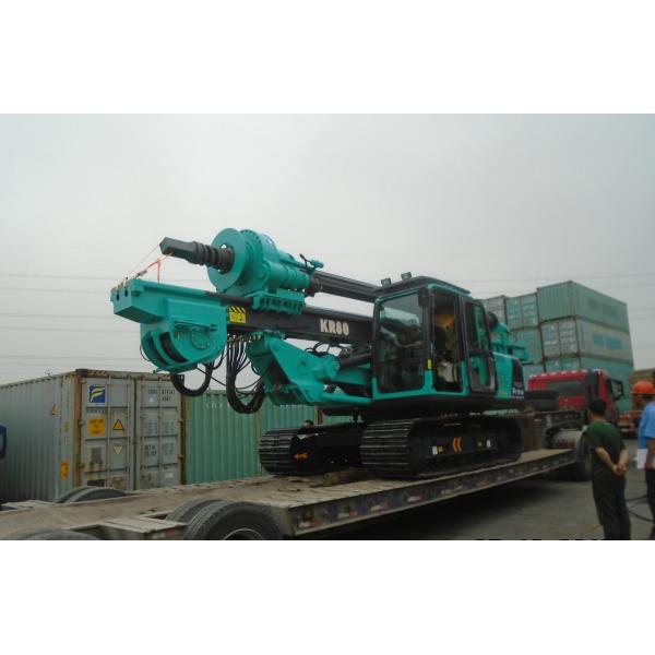 Quality Hydraulic Rotary Pile Foundation Drill Rigs , 80 kN crowd pressure for sale