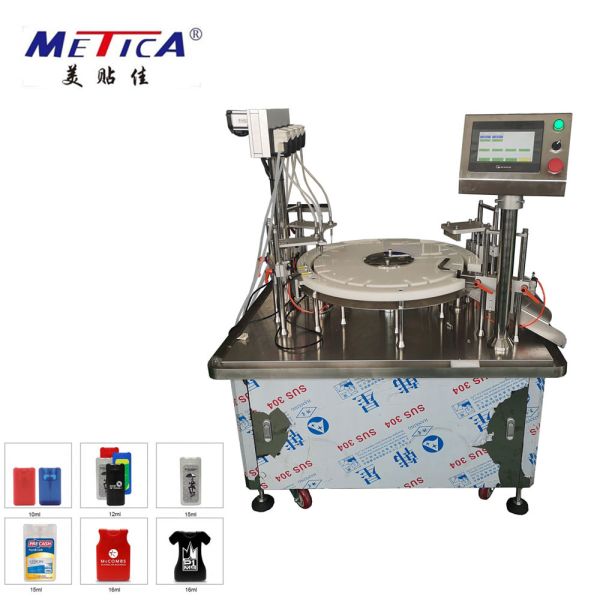 Quality Pocket Card Perfume Bottle Monoblock Filling Capping Machine 1500BPH Automatic for sale